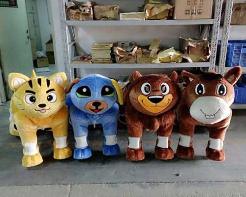 Motorized Plush Electric Animal Scooters - Hot Sale Kiddie Ride